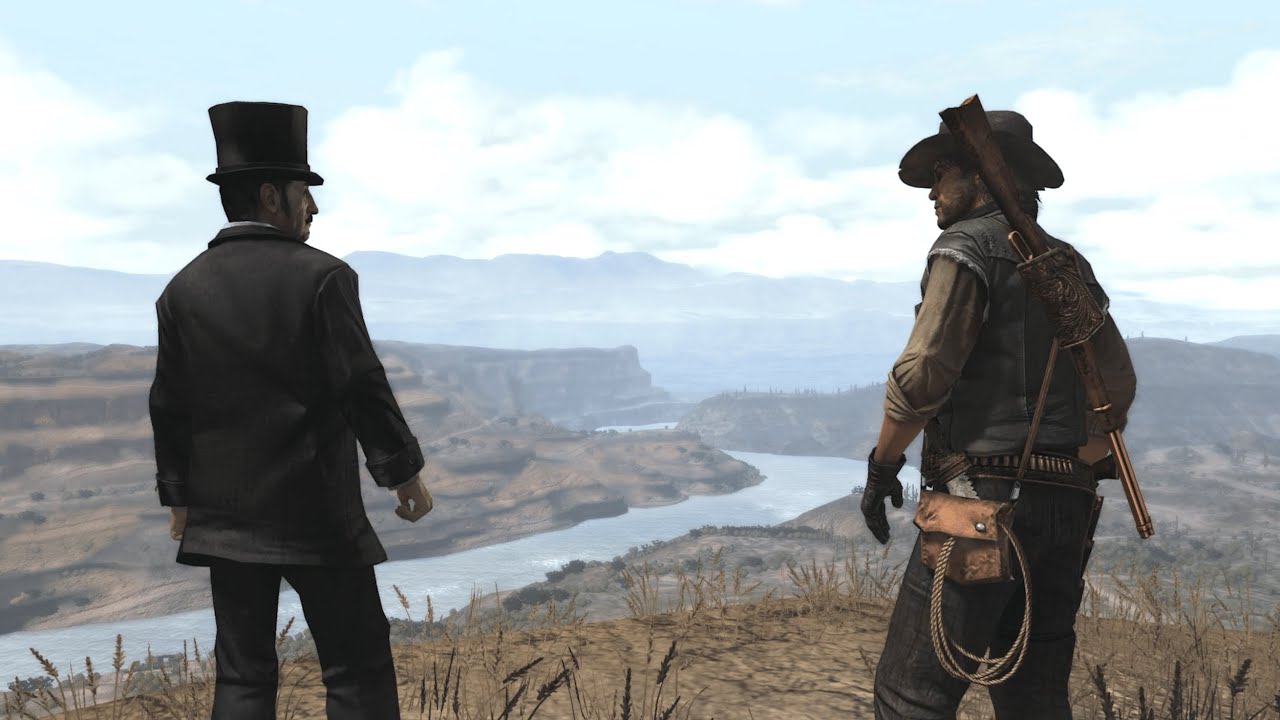 John Marston Meets The Strange Man - Red Dead Redemption PS5 2023 - YouTube