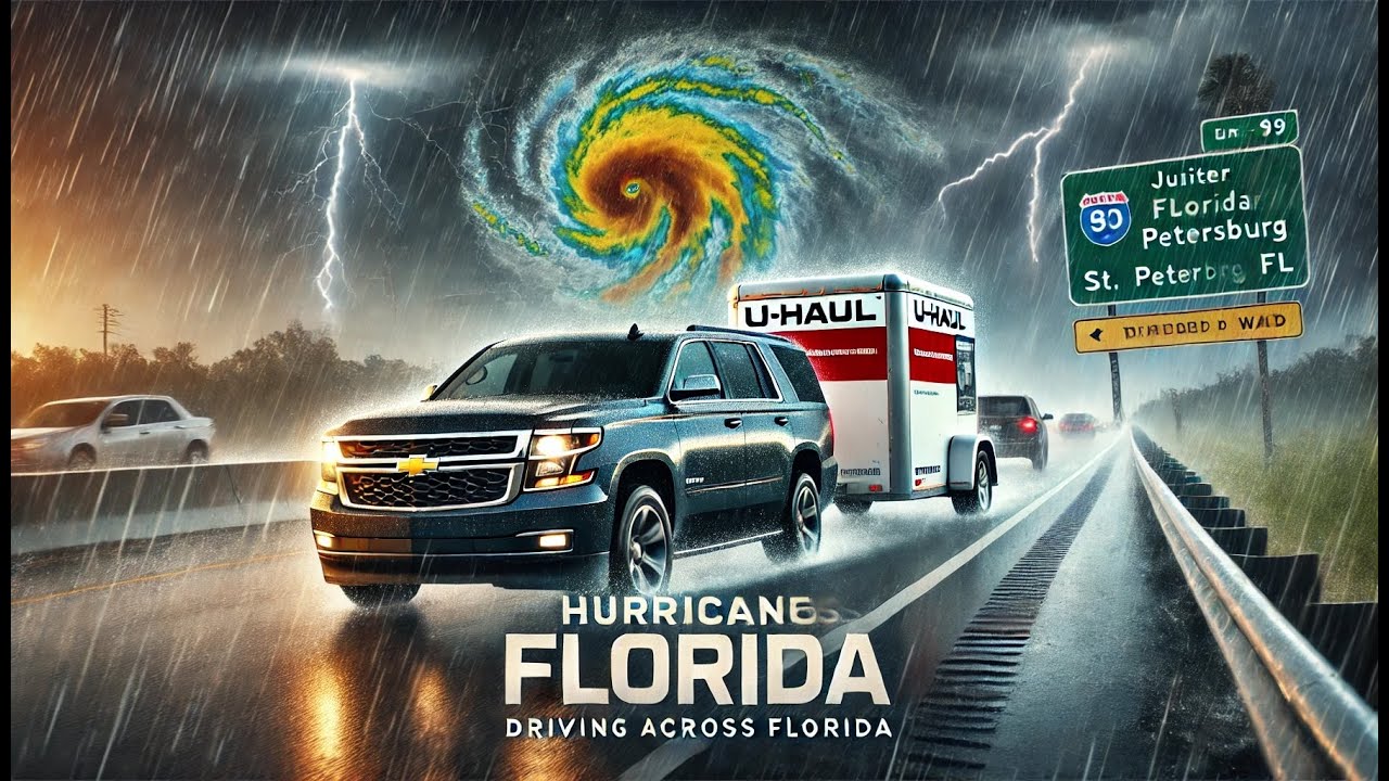 Driving through Florida during hurricane Milton is madness - YouTube