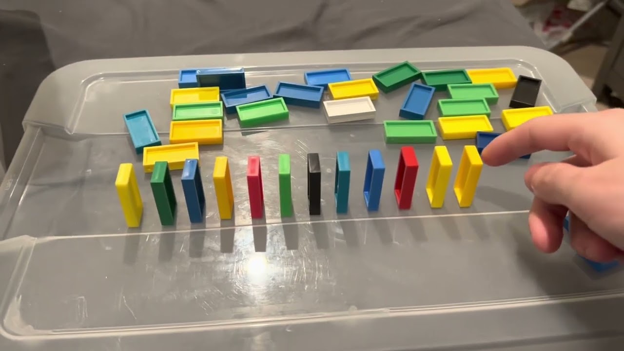 Domino line #130 - YouTube