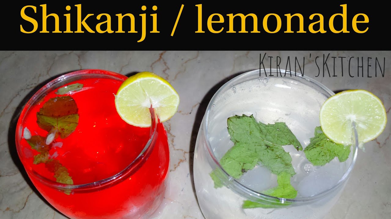 Shikanji recipe _ shikanjabeen recipe ll limu pani ll lemonade ...