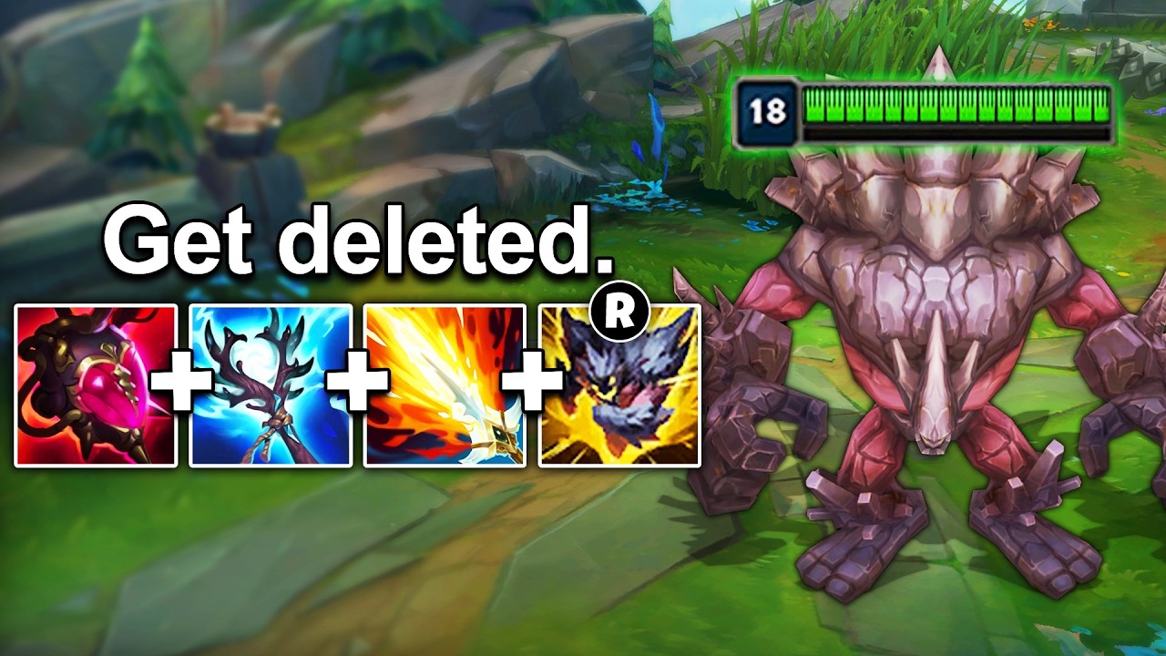 This is the most brainless thing to play in league of legends... - YouTube