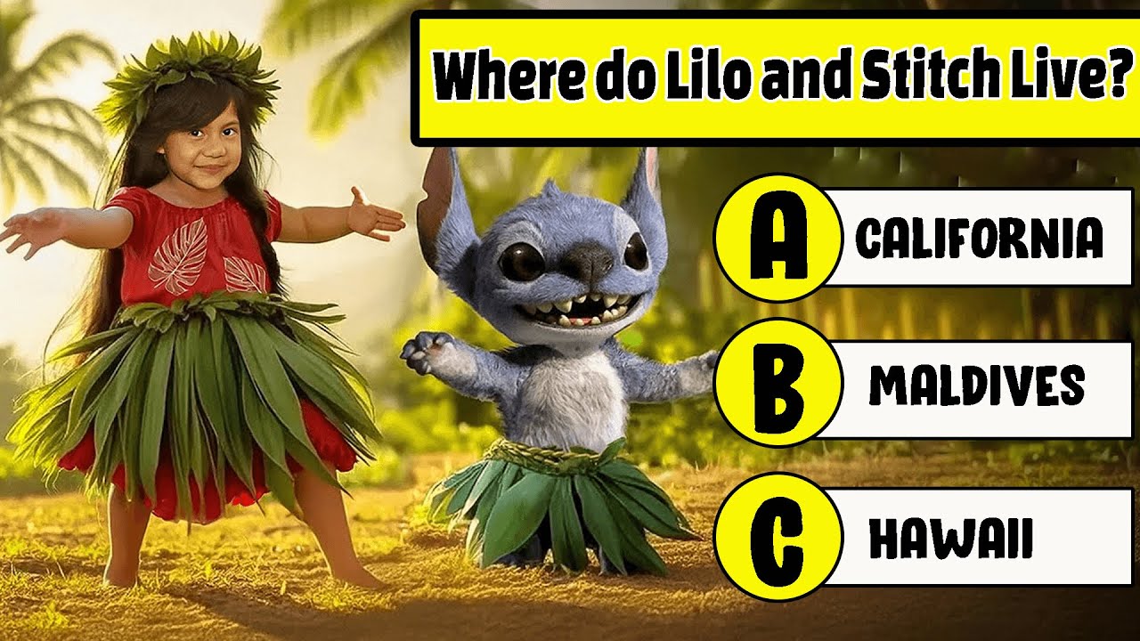 🐨 LILO & STITCH QUIZ 💙 Find the ODD ONE OUT 👀 Guess the VOICE 🎵 Disney ...
