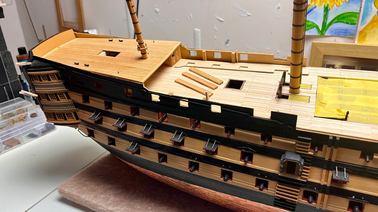 The Most Difficult Model Ship To Ever Build - 1:72 HMS VICTORY #07 ...