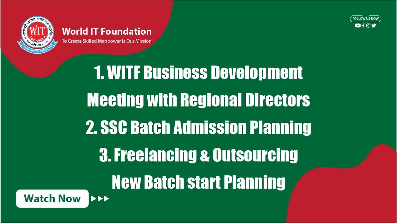 Business Development Meeting with WITF Regional Director - YouTube