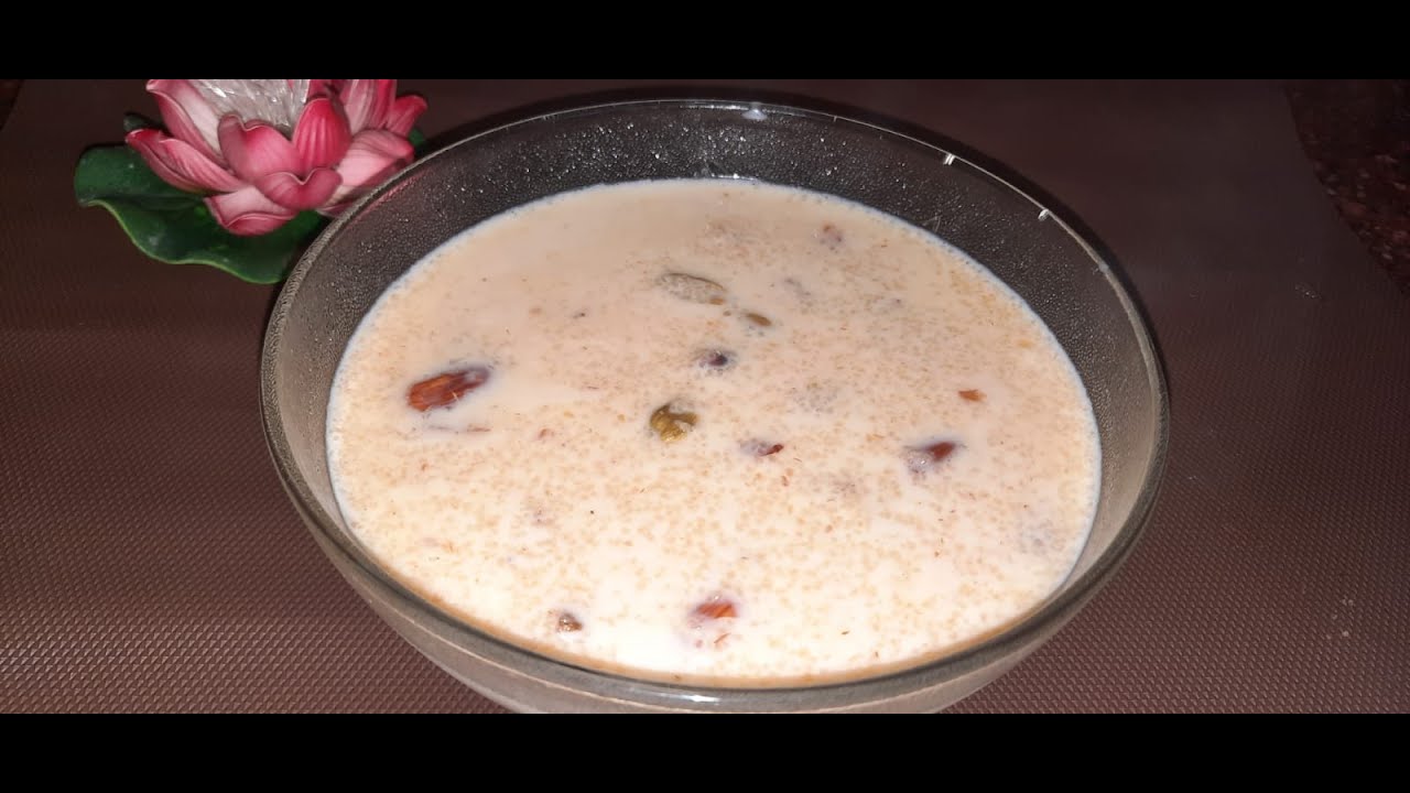 Broken Wheat Rava Kheer | गेहूं रवा की खीर | Sweet | Wheat Rava Payasam ...