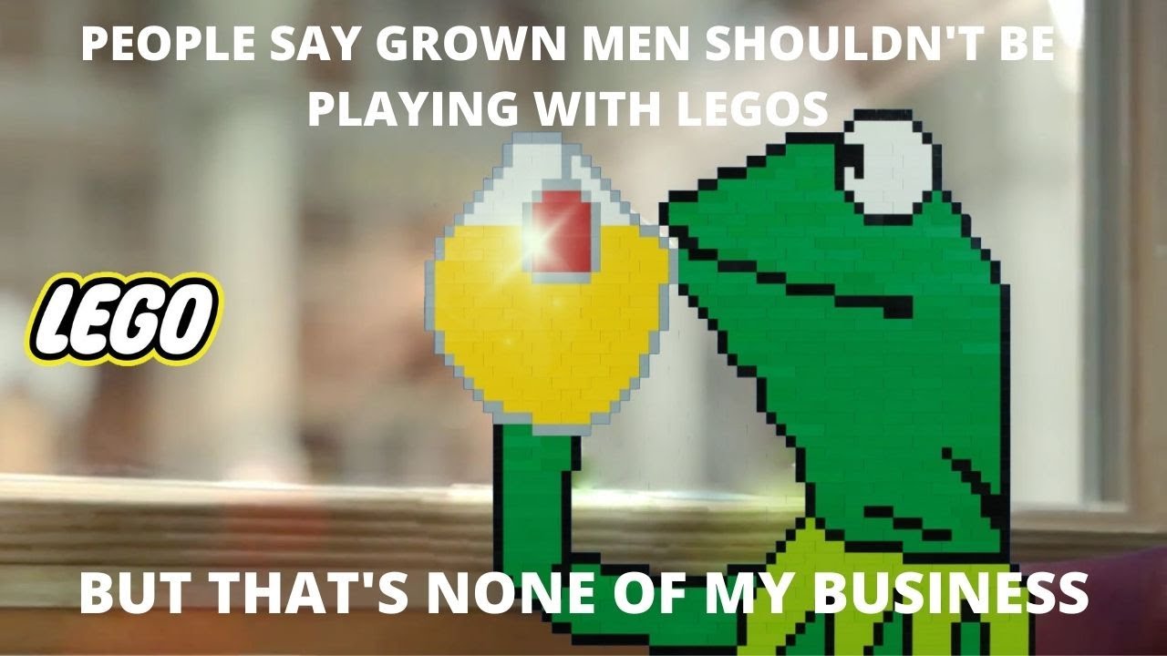 Kermit The Frog MEME | Muppets | LEGO Stop Motion || 8 Bit Pixel Art ...