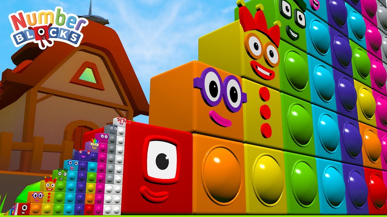 New Meta Numberblocks Pop It Cubes 1 - 20 MILLION - YouTube