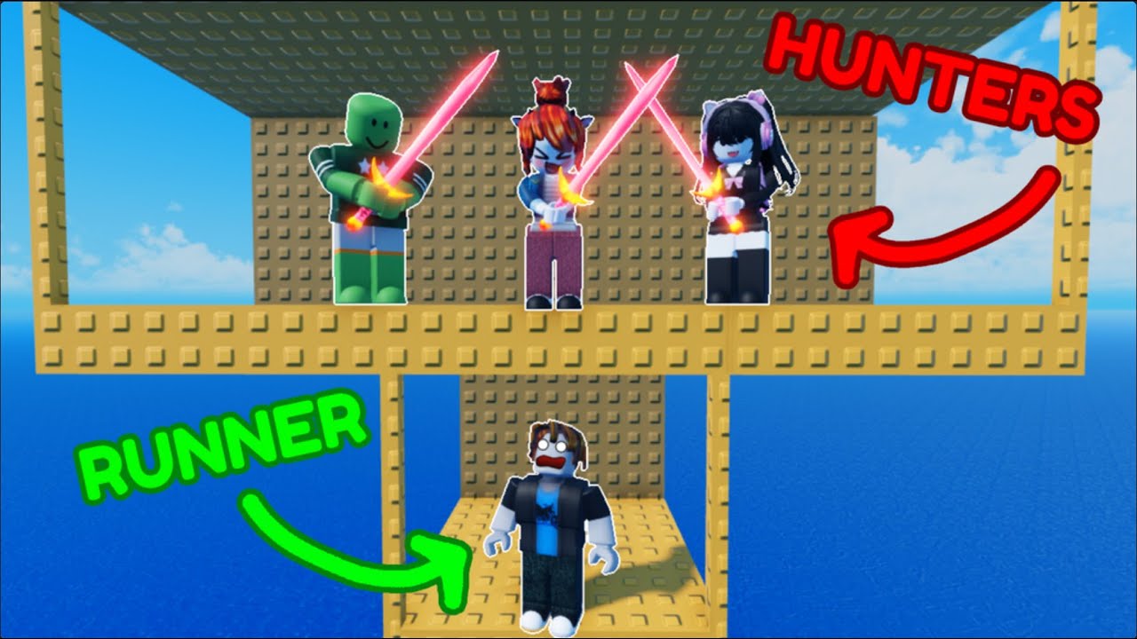 Roblox Run Away from the Hunter Obby! (INTENSE ESCAPE!) - YouTube
