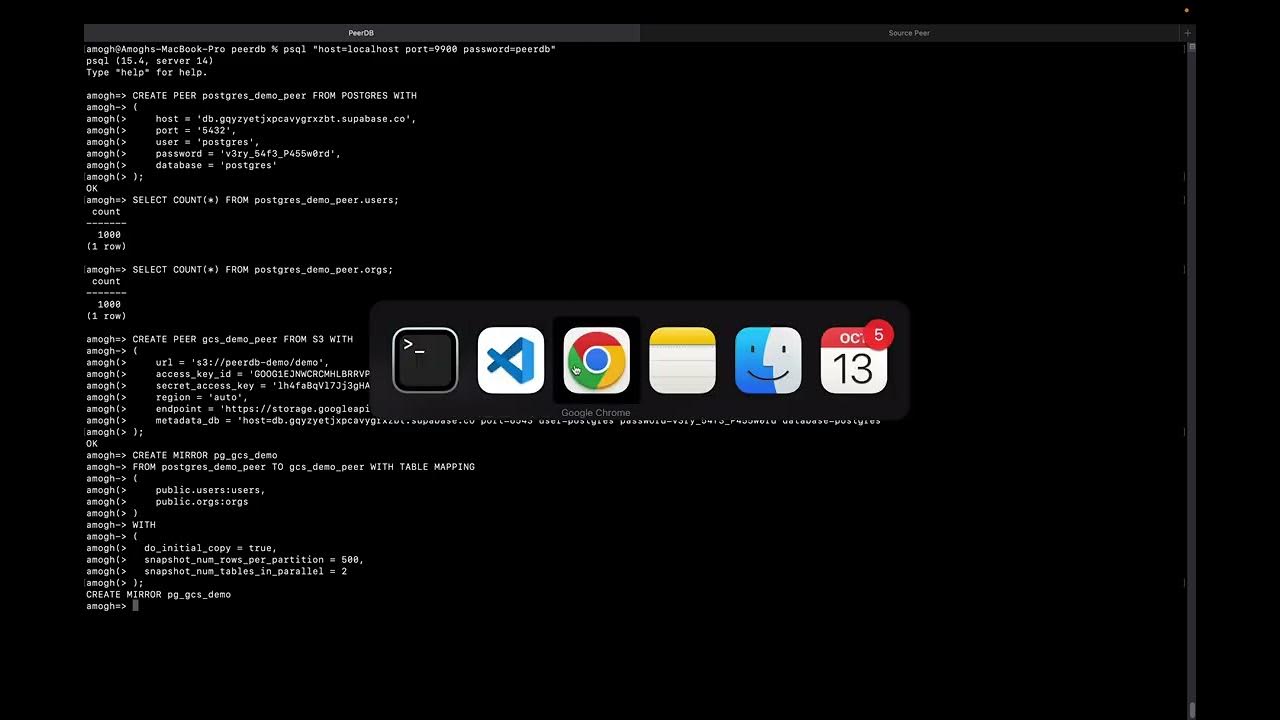 Postgres to Google Cloud Storage (GCS) Change Data Capture including initial snapshot - YouTube