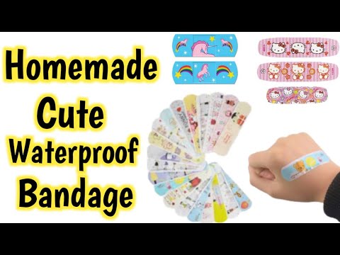 Homemade Cute Waterproof Bandage/DIY Cute Bandage Without Double Sided ...