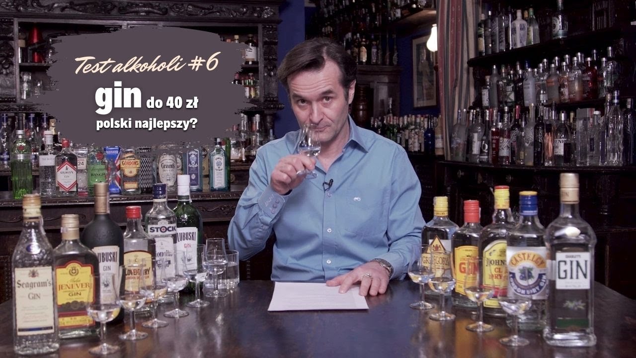 Test alkoholi #6 | Gin do 40 zł - porównanie. Dobry polski gin? Jak ...
