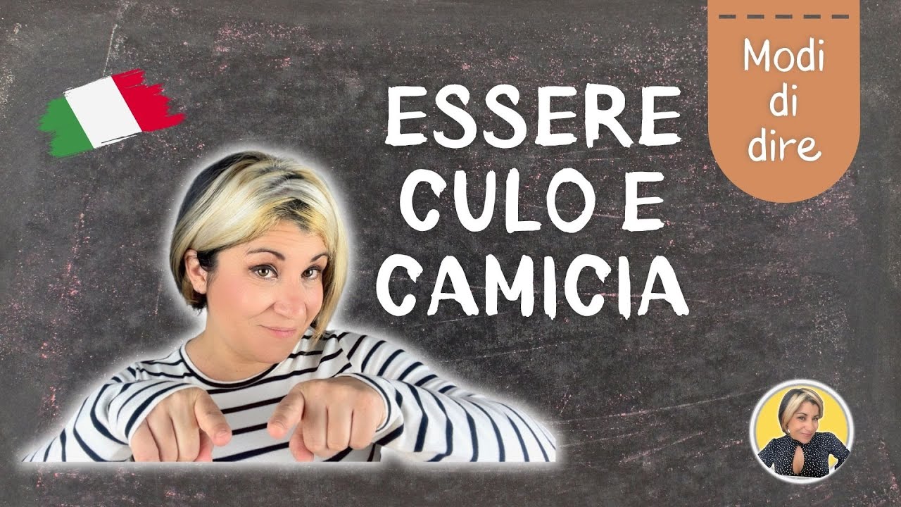 Essere culo e camicia: Significato e l'Uso di Questo Modo di Dire Italiano #modididire # ...