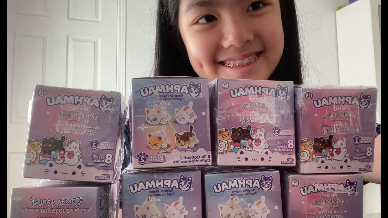 Opening MeeMeows surprise Figures (COOL) - YouTube