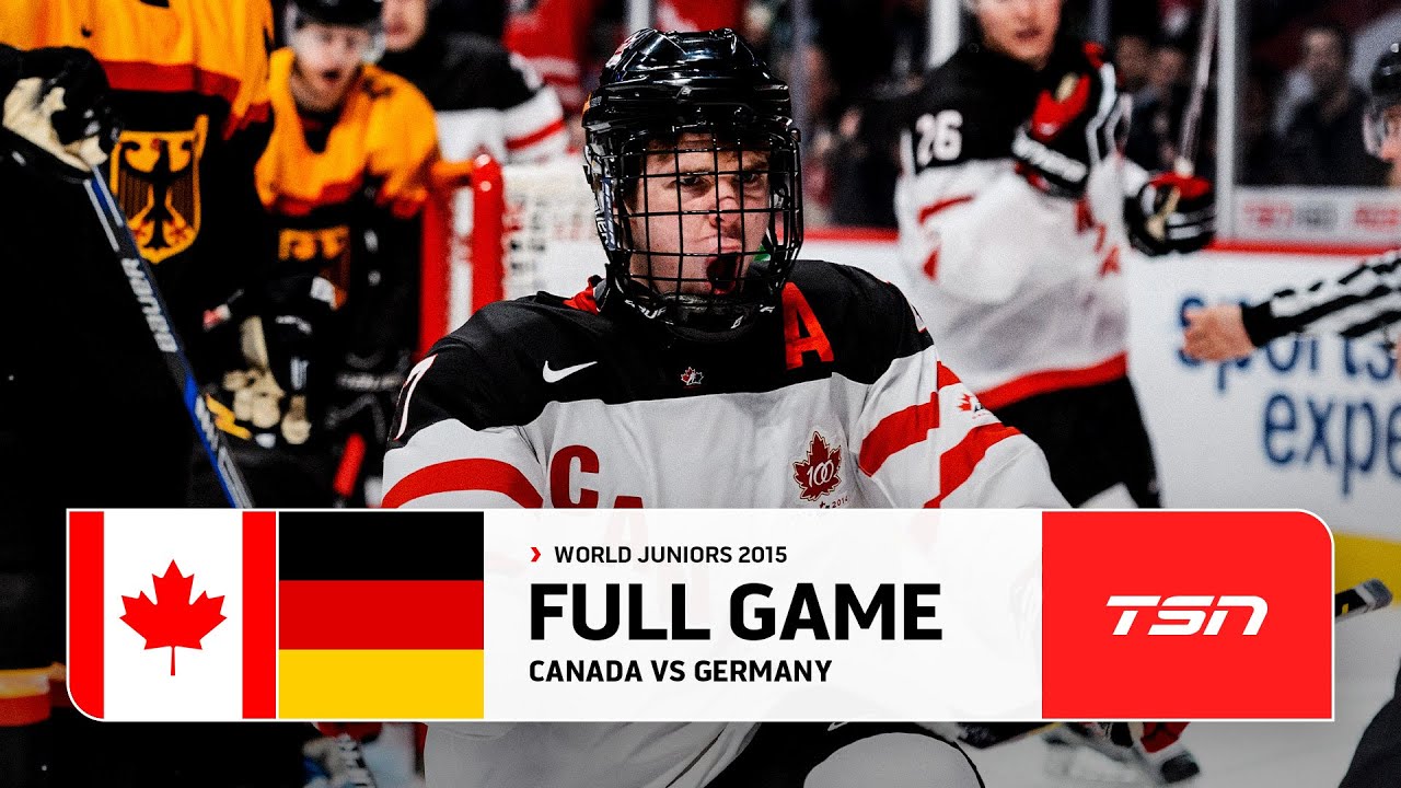 Canada vs. Germany FULL GAME | 2015 World Juniors - YouTube
