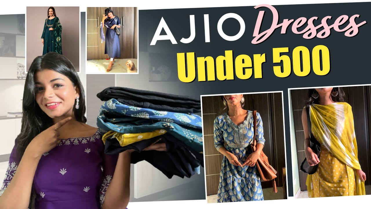 Ajio dresses #telugu #ajio #ajiohaul #ajiodresshaul # ...