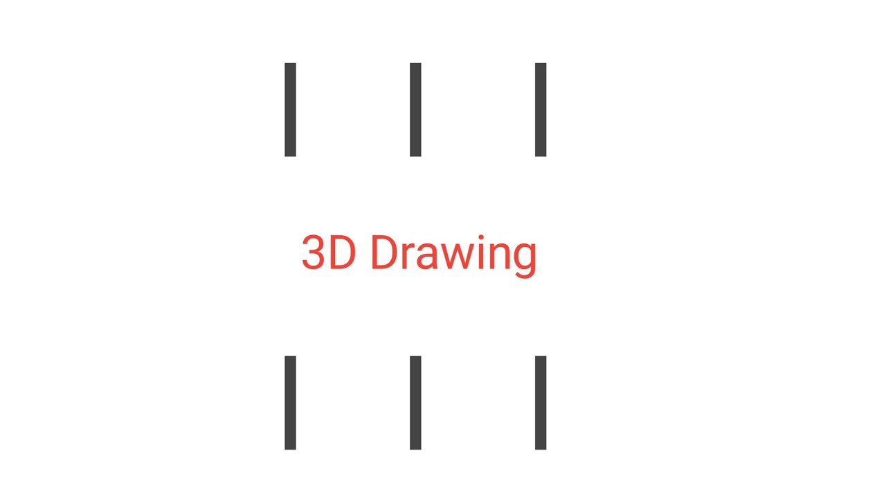 How to Draw 3D S letter from 6 line - YouTube