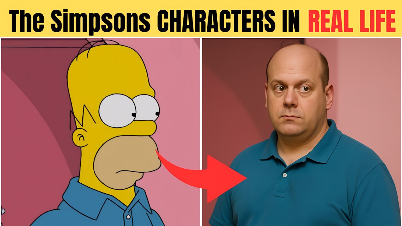 The Simpsons Cartoon Characters in Real Life 😱| Realistic Version of ...