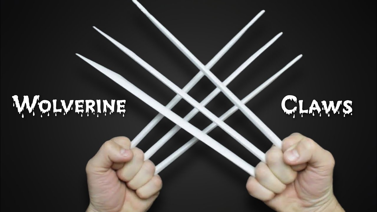 DIY | How to make a Origami Wolverine Claws | X-Man Claws (Knife) Easy ...