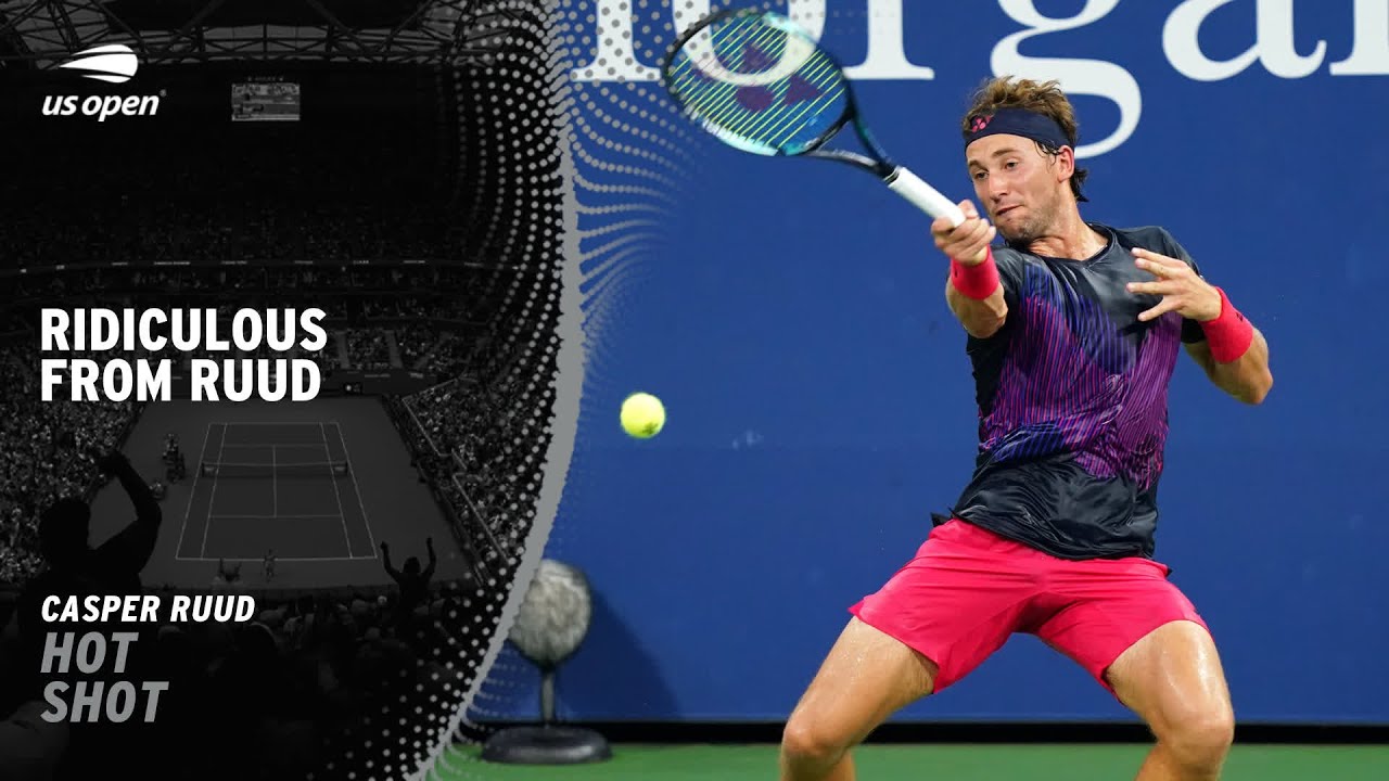 Casper Ruud Hits 'Impossible' Winner | 2024 US Open - YouTube