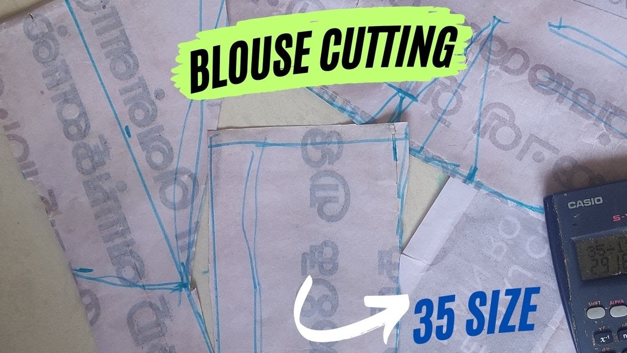 35" Blouse Cutting & Stitching (Easy & Perfect Fit!) in Tamil - YouTube
