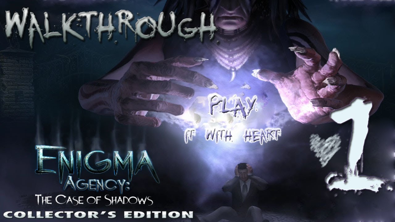 Enigma Agency - The Case of Shadows ♥ Walkthrough PART 1 - YouTube