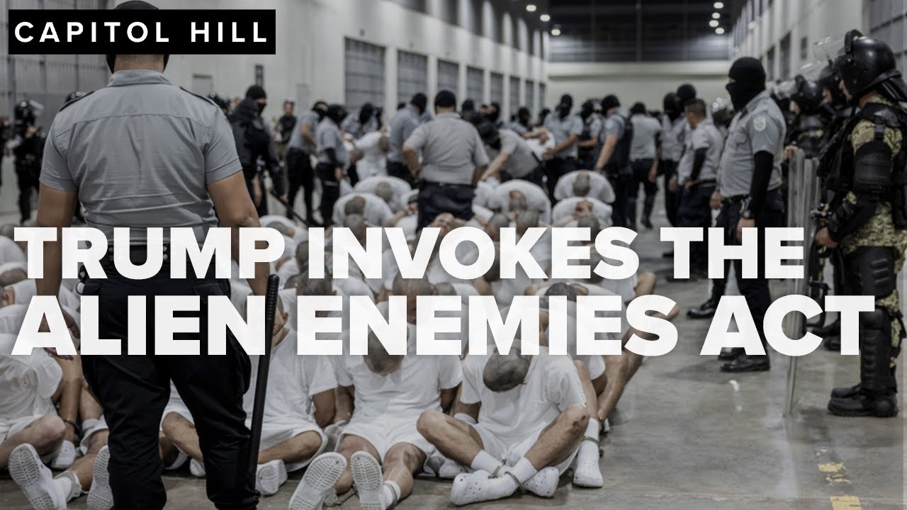 Trump invokes Alien Enemies Act amid legal challenges - YouTube