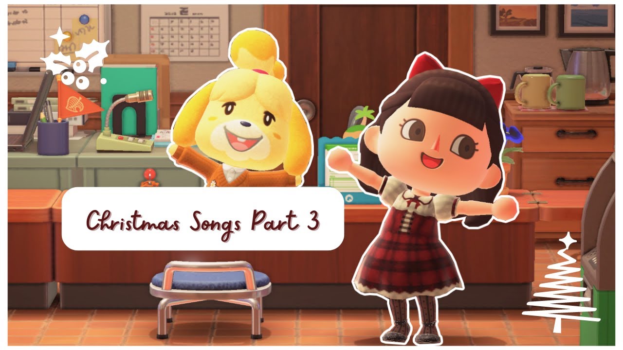 Isabelle Singing Christmas Songs 3 | More Christmas Town Tunes for ...