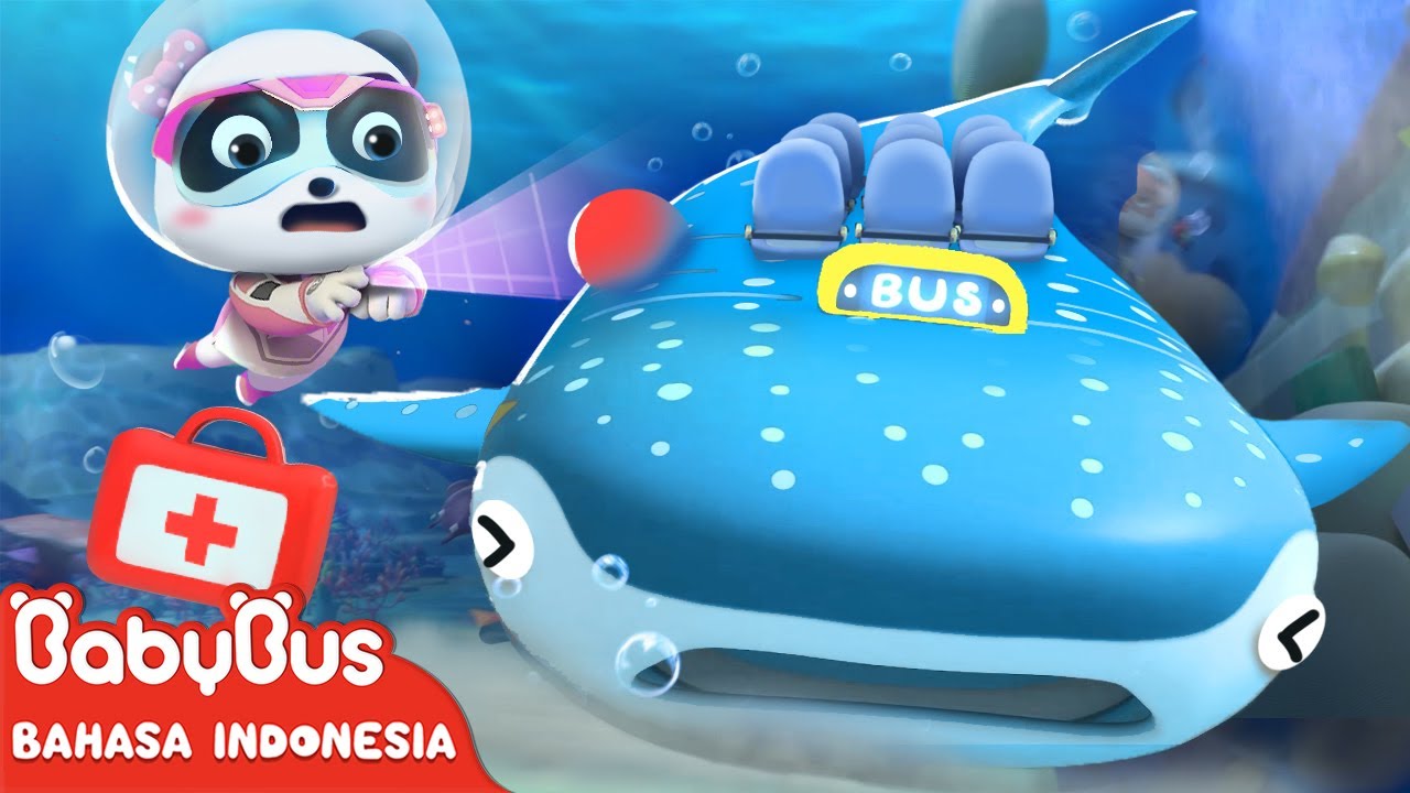 Bus Hiu Paus | Kartun Anak-anak | Tim Penyelamat Super | BabyBus Bahasa ...