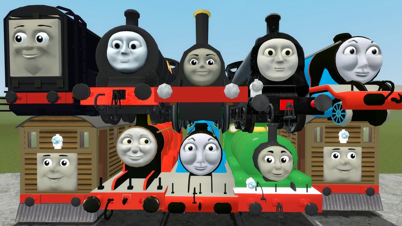 New Cursed and Friends Upgrade Donald,Percy,James,Toby, in Garry's Mod ...