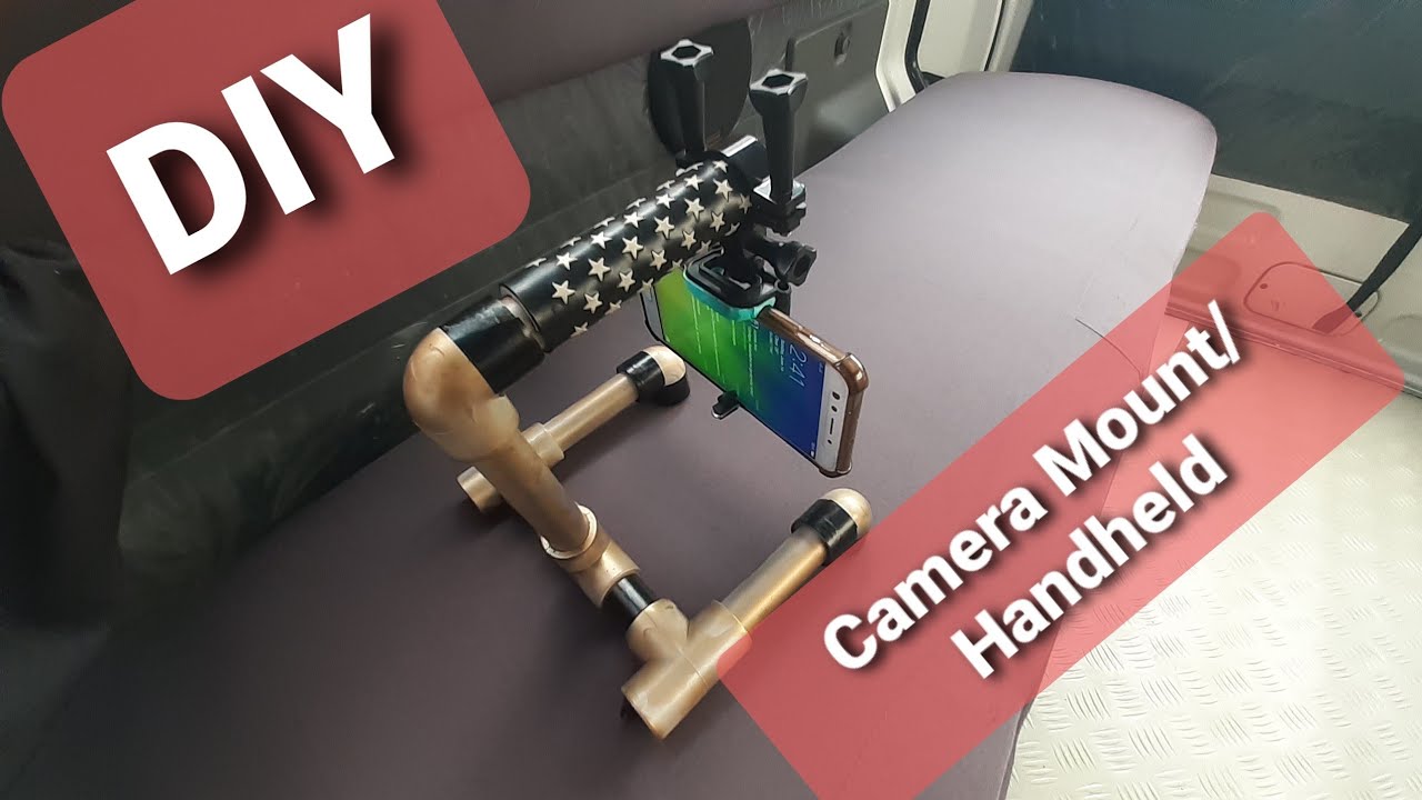 DIY CAMERA MOUNT|Handheld using PVC pipe TIP and Tricks - YouTube