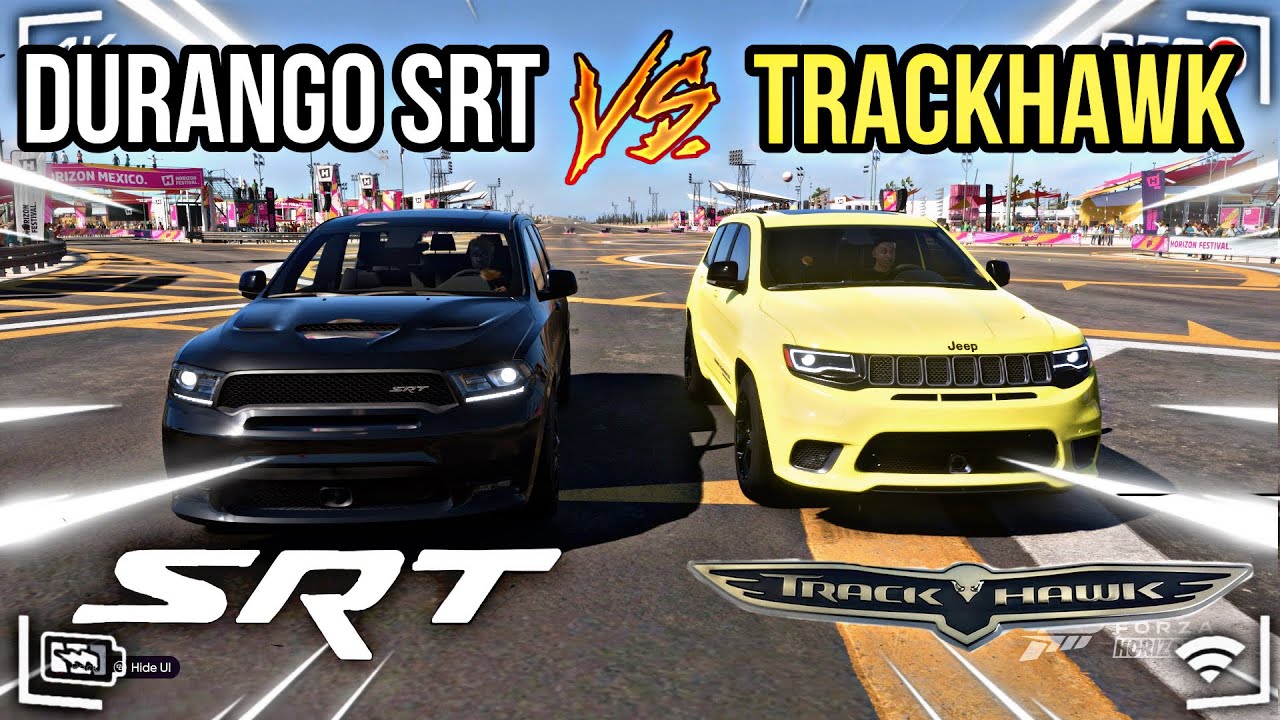 Forza Horizon 5 - Durango SRT VS Jeep Trackhawk Which SUV is Faster ...