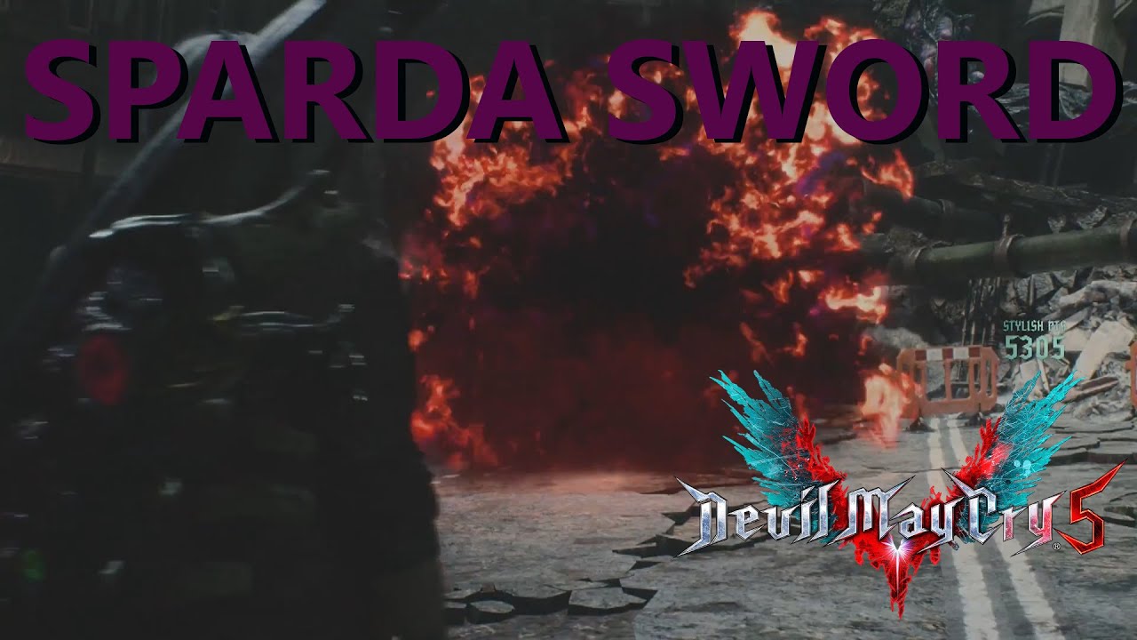 Devil may cry 5: Sparda sword - YouTube