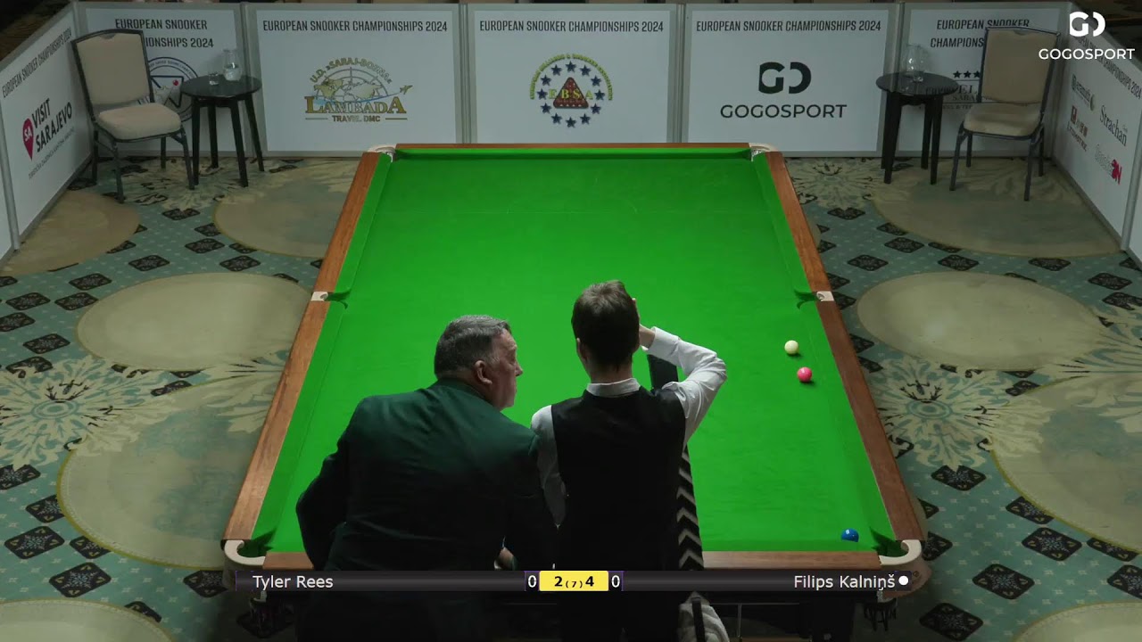 European Snooker Championships - Men Last 92: Tyler Rees vs Filips ...