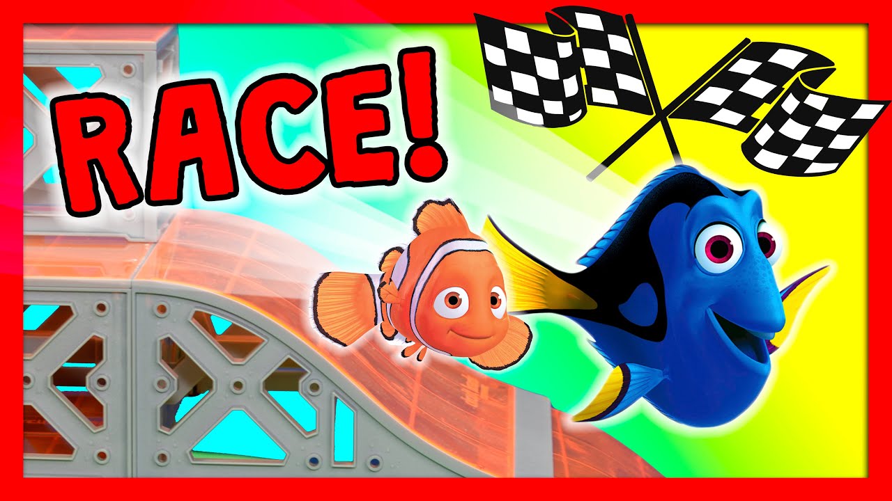FINDING DORY Pixar Nemo + Bailey Dory Racers TheEngineeringFamily Funny ...
