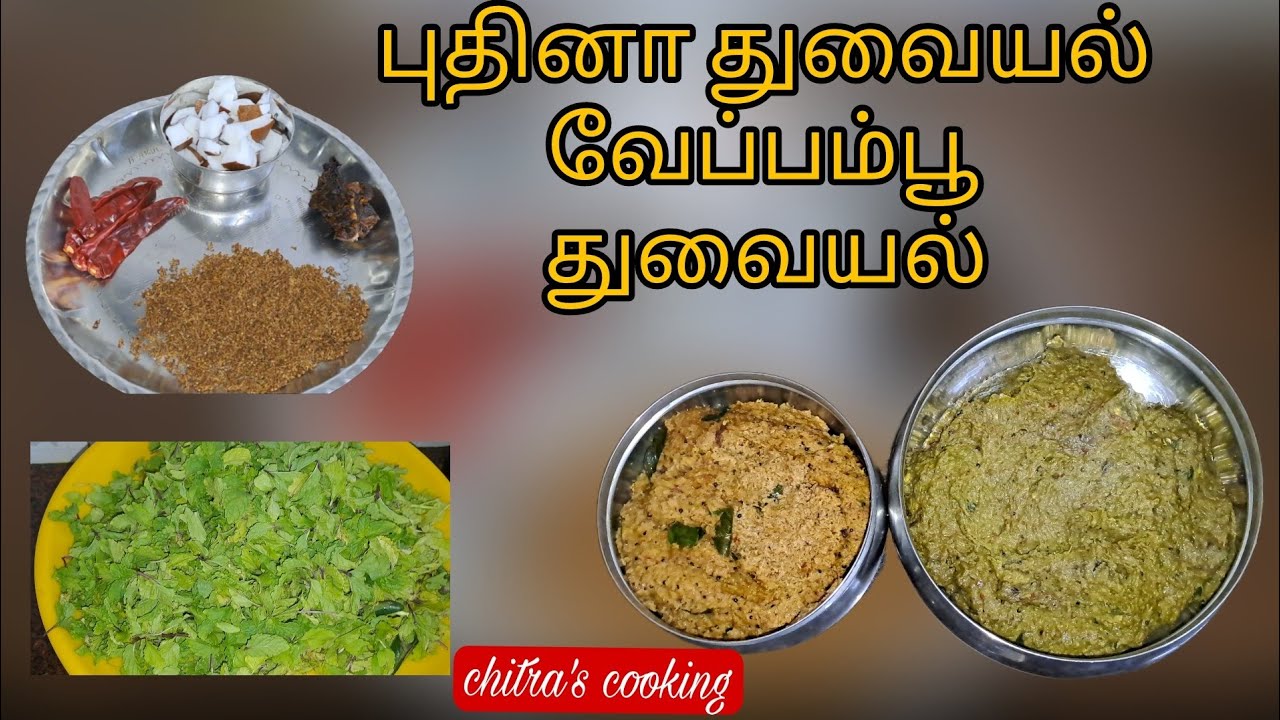 Veppam poo Thuvaiyal pudina Thuvaiyal | வேப்பம்பூ துவையல் புதினா ...