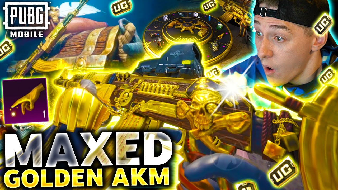 NEW MAXED $56,000 UC GOLDEN AKM (INSANE LUCK) - YouTube