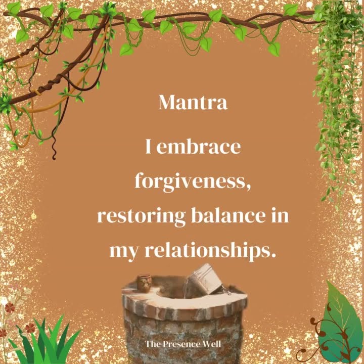 Embracing forgiveness to restore balance in relationships - YouTube