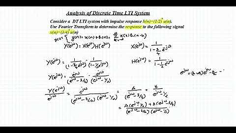 Discrete Time Fourier Transform -DTFT - YouTube