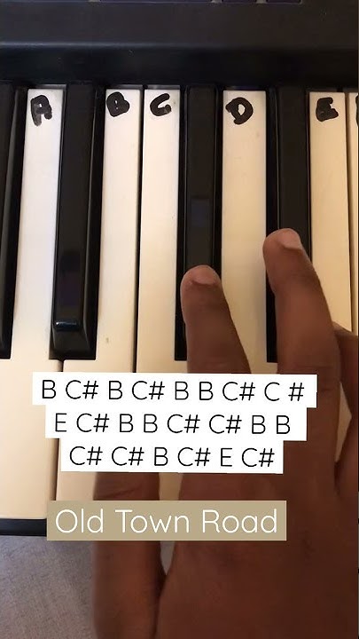 Old Town Road (Piano Tutorial 🎹) - YouTube