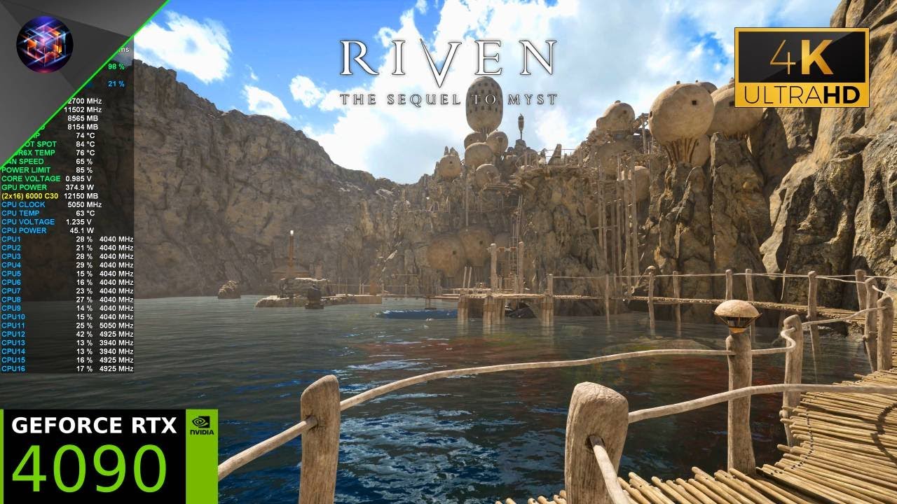 Riven Remake PC Gameplay [4K] RTX 4090 | Ryzen 7 7800X3D - YouTube