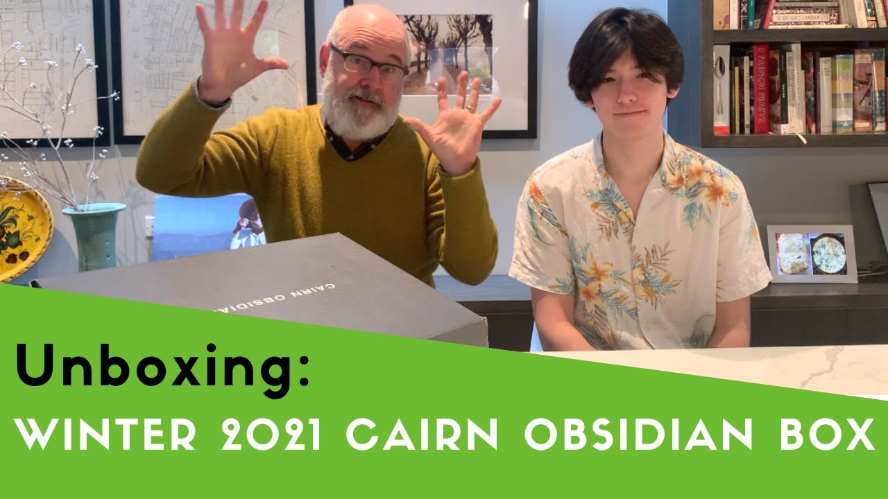 Unboxing: Winter 2021 Cairn Obsidian Box - YouTube