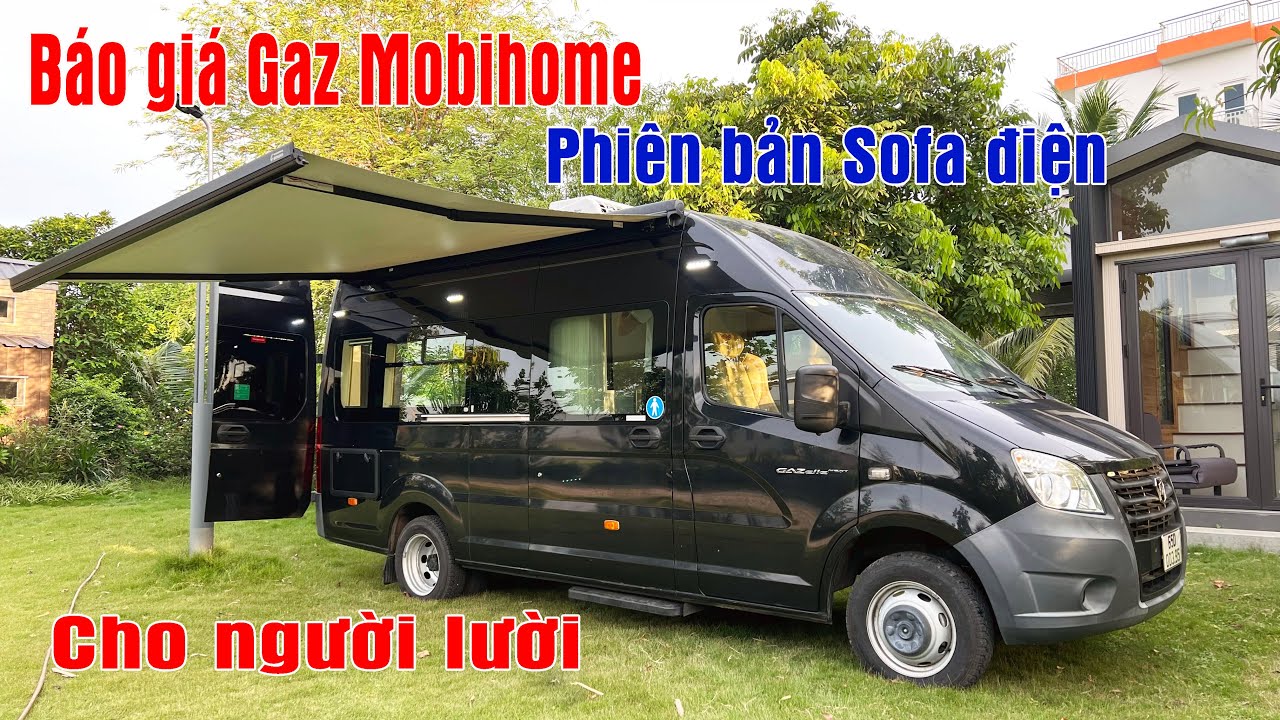 Báo giá Gaz mobihome Phiên bản sofa điện cho người lười - YouTube