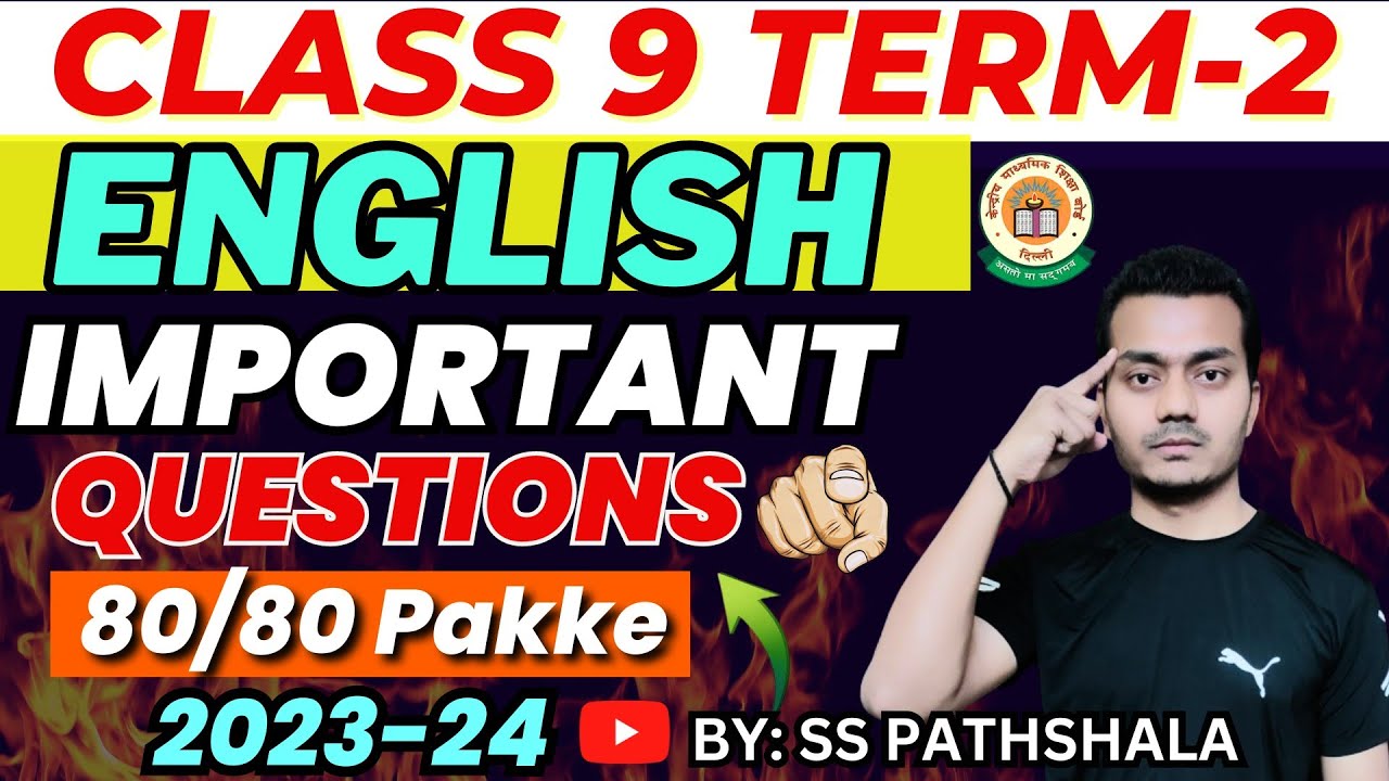 CLASS 9 ENGLISH IMPORTANT QUESTIONS 2023 || ENGLISH BEEHIVE AND MOMENTS ...