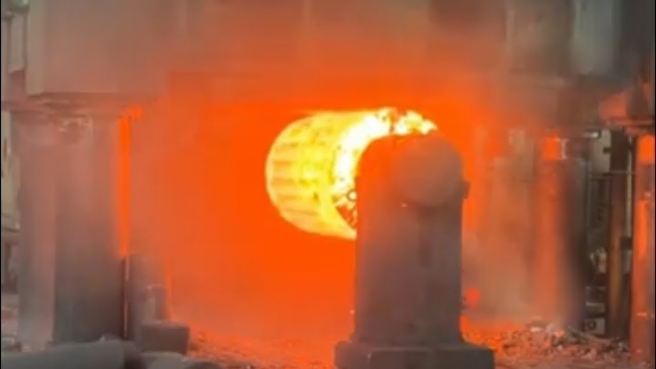 Heavy Forging Machinee .processing Heavy Metals - YouTube