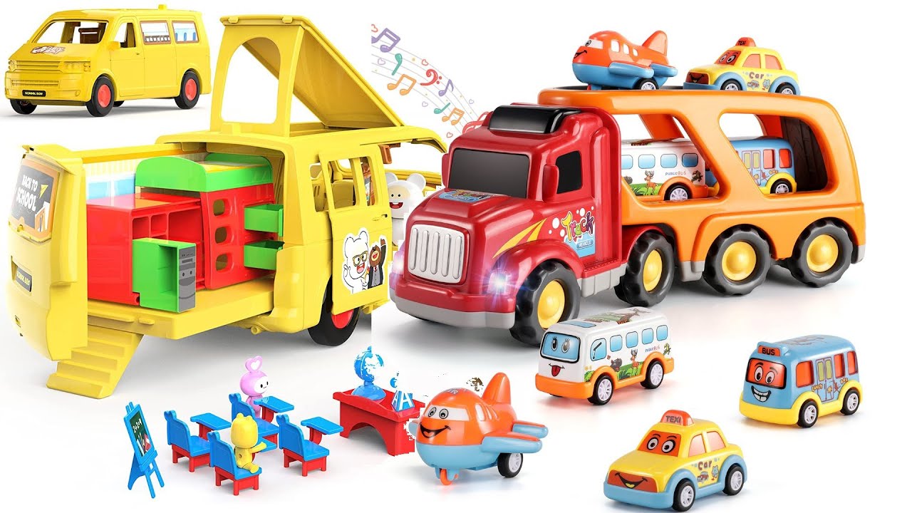 gadi wala Cartoon l Toy helicopter ka video car truck Toy video,jbc ...