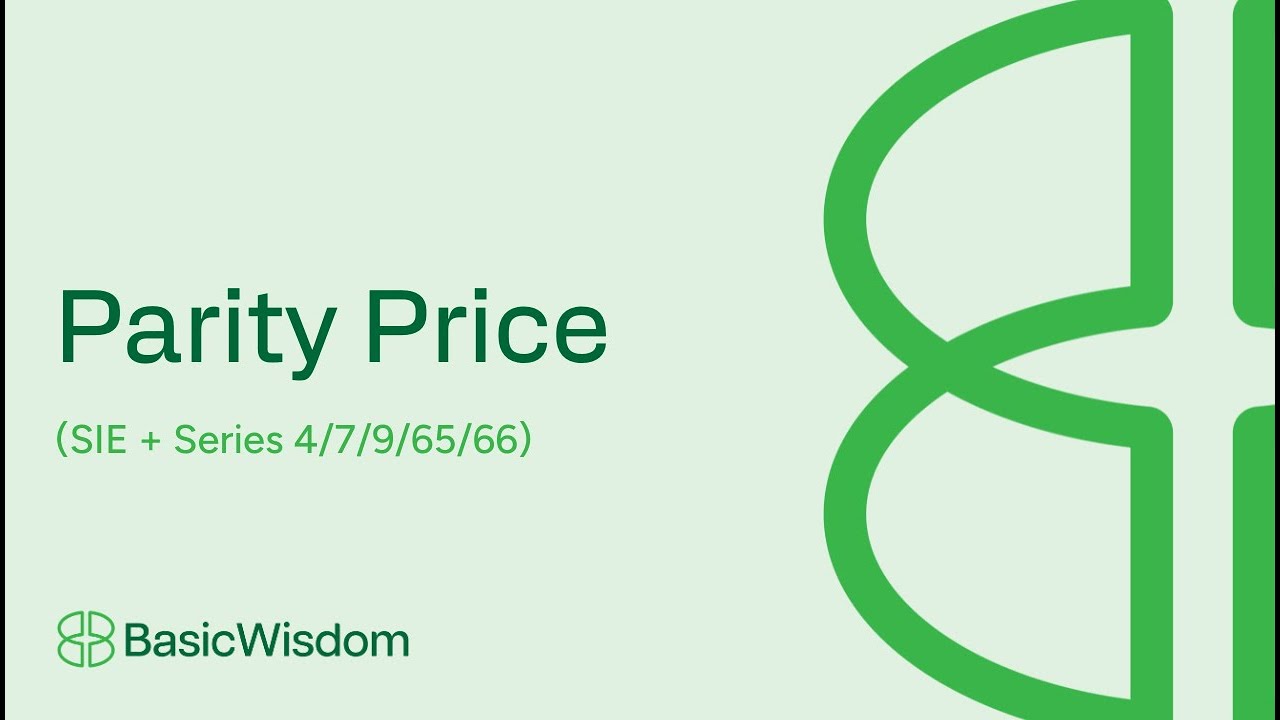 Convertible Securities & Parity Price (SIE + Series 7, 65, 66) - YouTube