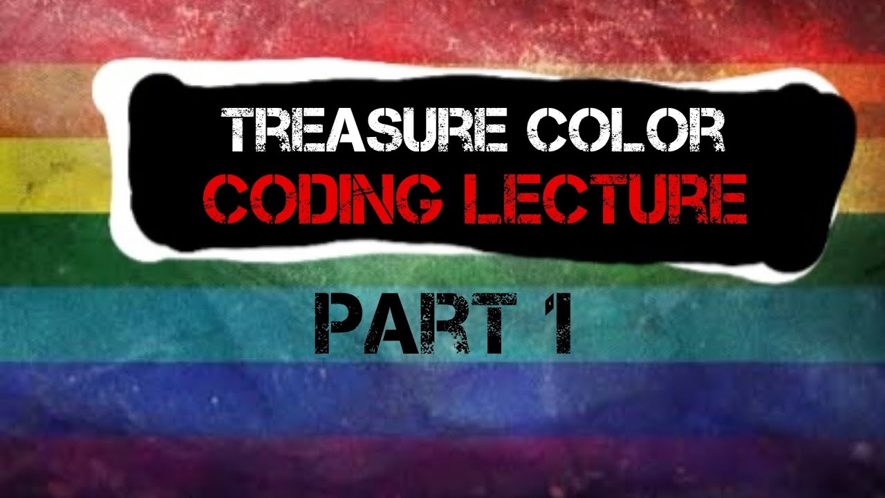 treasure color coding lecture Part 1. - YouTube
