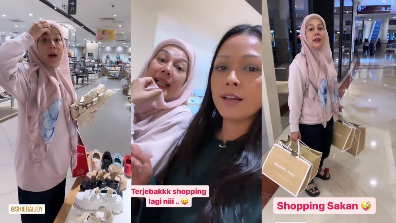 Azah Aziz Teman Sharifah Shahirah Shopping.... - YouTube