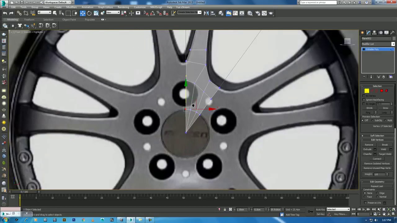 Modeling a Car Rim in 3ds Max pt 1 | lesson 6 - YouTube