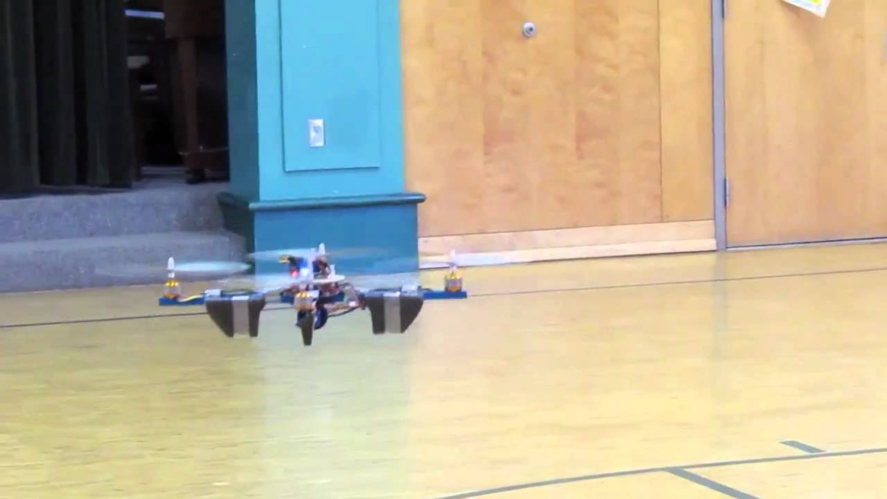 My KK Multicopter Quad+ First Flight! - YouTube